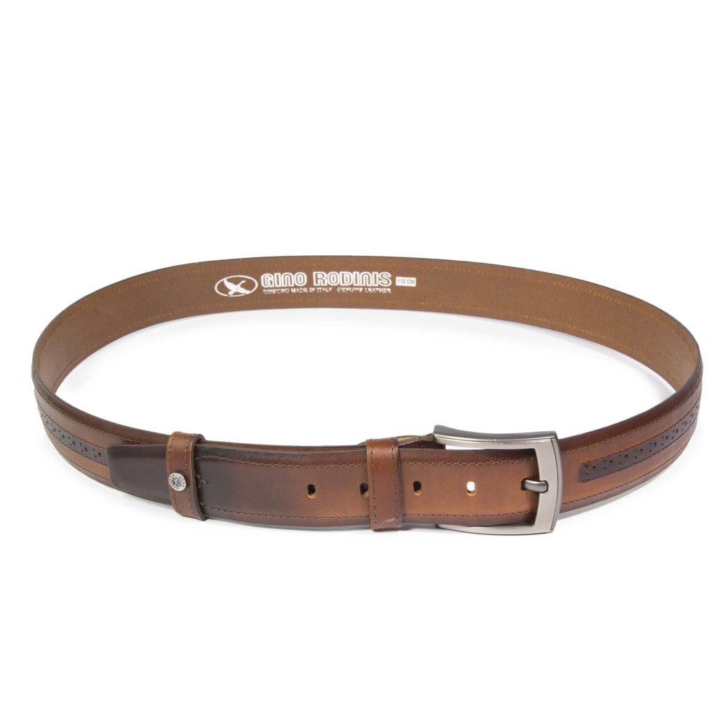 Cinturón 1603 Café - Gino Rodinis
