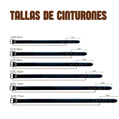 Cinturón 1603 Café | Gino Rodinis